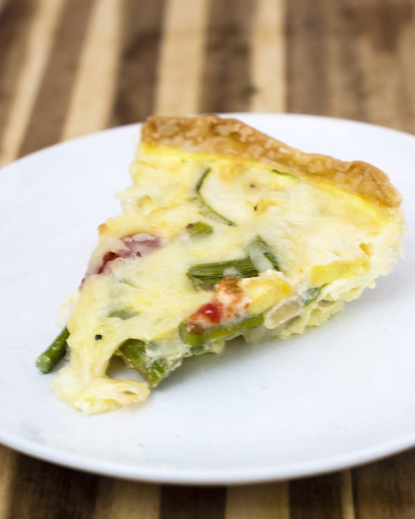 Spring Veggie Quiche {what's baking} — The Redhead Baker