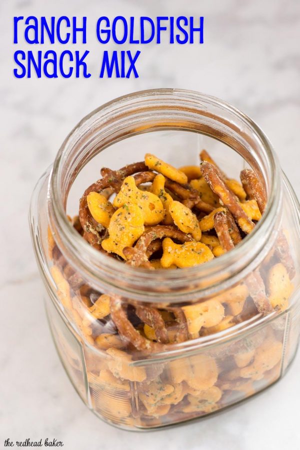 Ranch Goldfish Snack Mix by The Redhead Baker