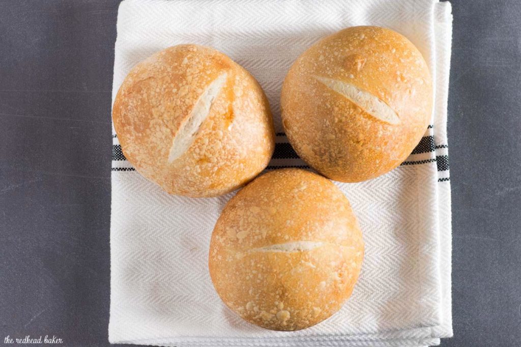 Crusty French Rolls Recipe by The Redhead Baker