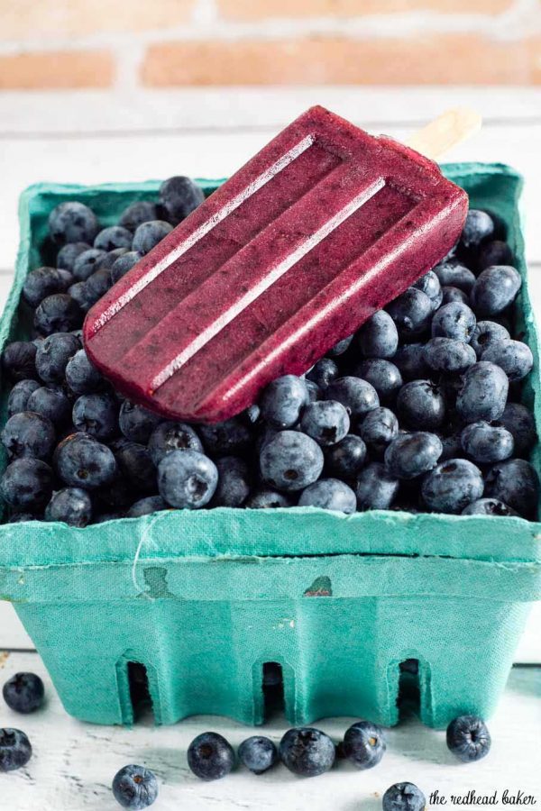 Frozen Blueberry Pops Recipe by The Redhead Baker