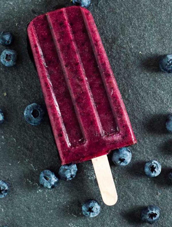 With just four ingredients, these simple frozen blueberry pops deliver ...