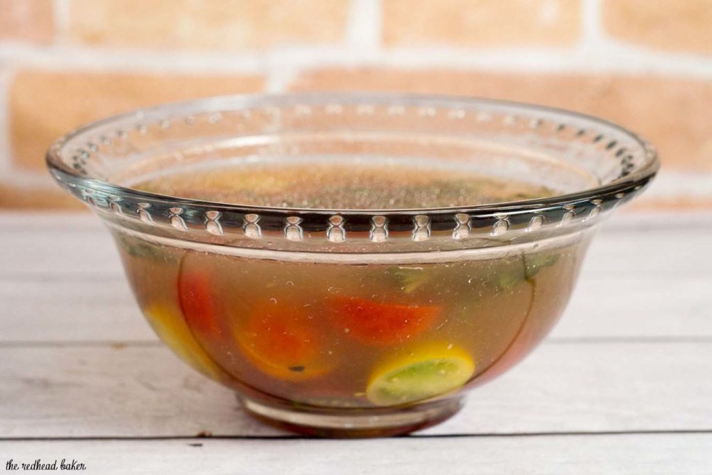 Bruschetta with Marinated Tomatoes and Ricotta by The Redhead Baker