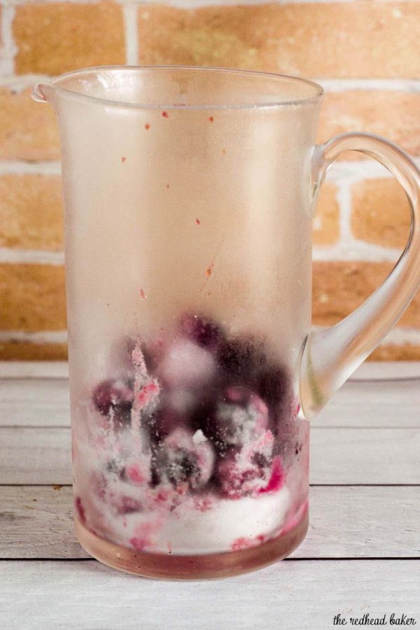 Cherry Shrub Syrup Recipe by The Redhead Baker