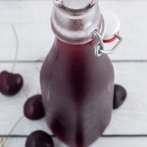 Cherry Shrub Syrup Recipe by The Redhead Baker
