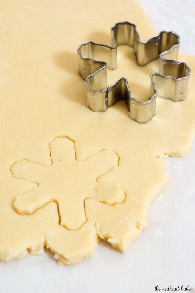 Snowflake Cookies Tutorial by The Redhead Baker