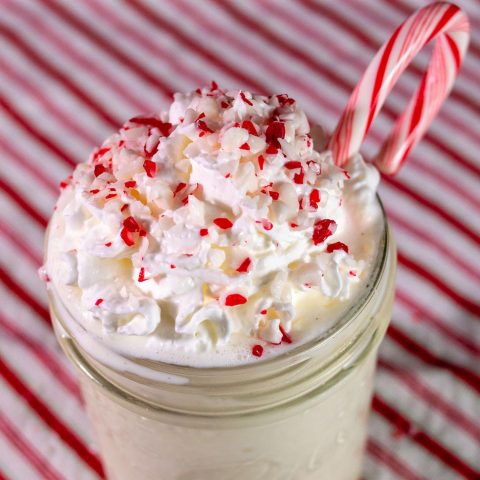 Candy Cane Crunch Milkshake by The Redhead Baker