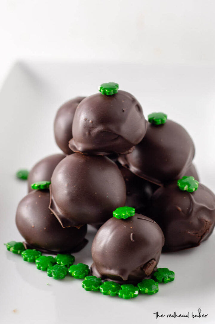 Irish Cream Truffles Recipe by The Redhead Baker