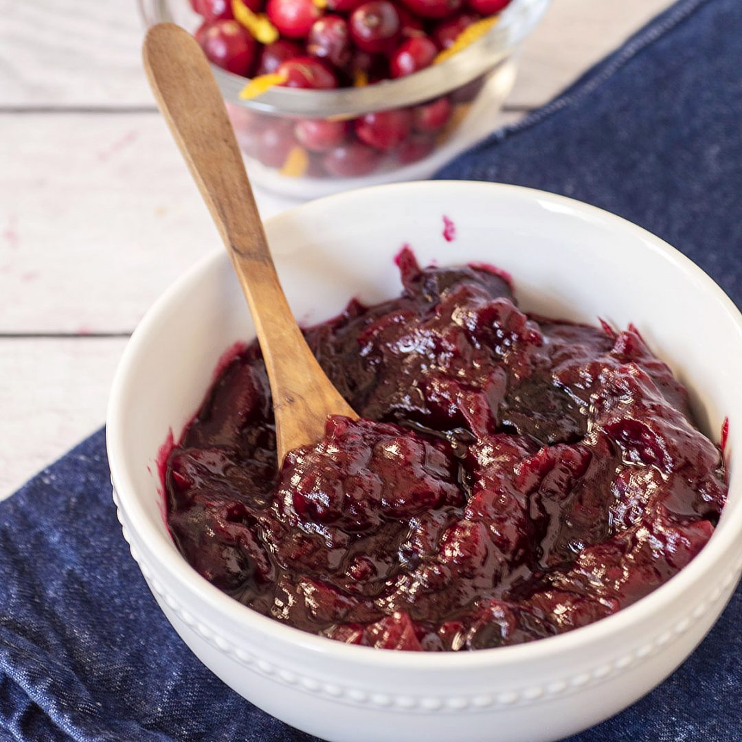 Instant Pot Cherry Cranberry Sauce — The Redhead Baker