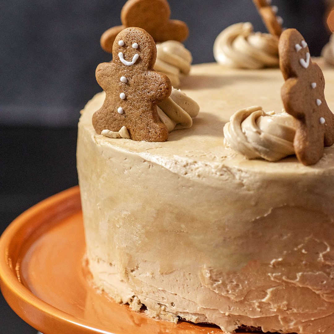 Gingerbread Layer Cake Recipe by The Redhead Baker