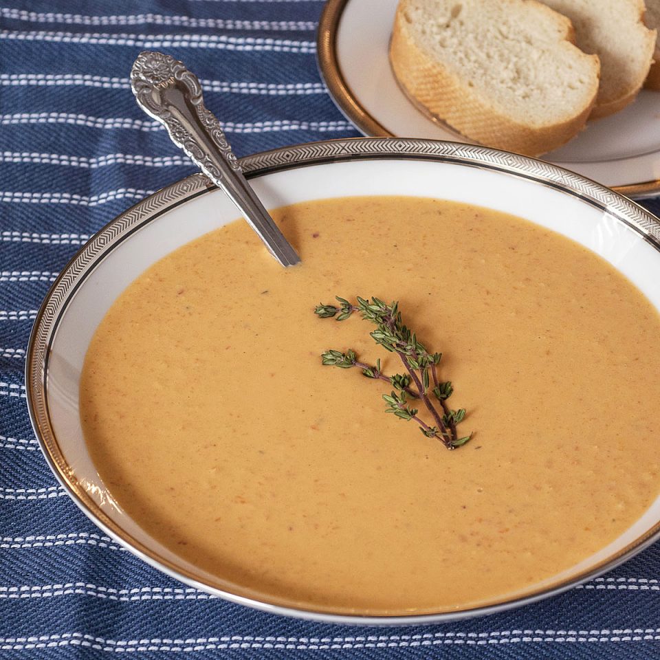 Lobster Bisque Soup Recipe by The Redhead Baker