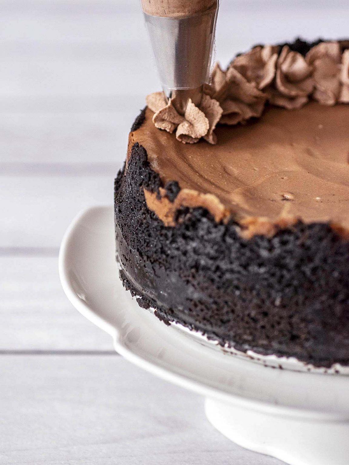 6-inch Mocha Cheesecake — The Redhead Baker