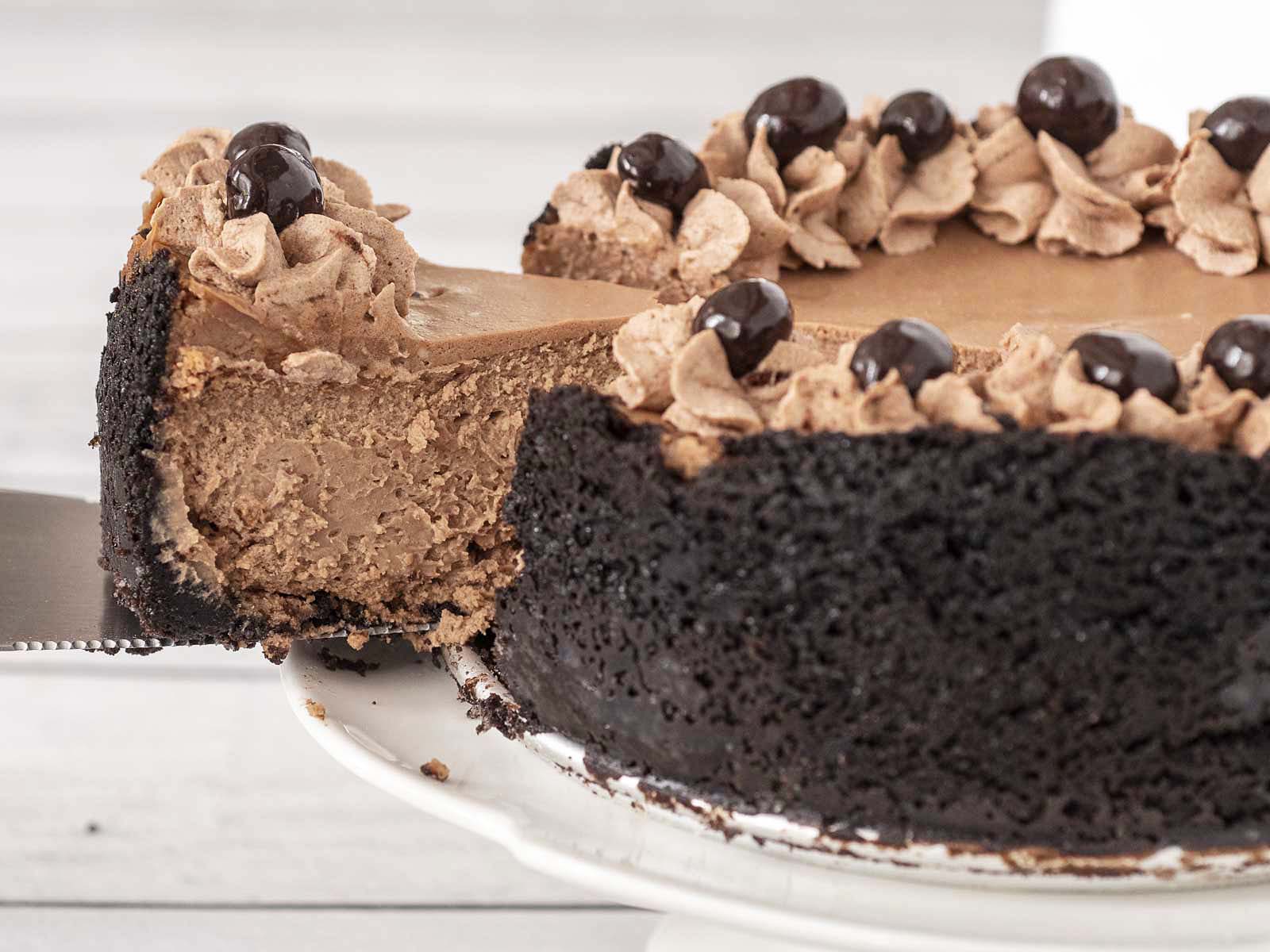 6-inch Mocha Cheesecake — The Redhead Baker