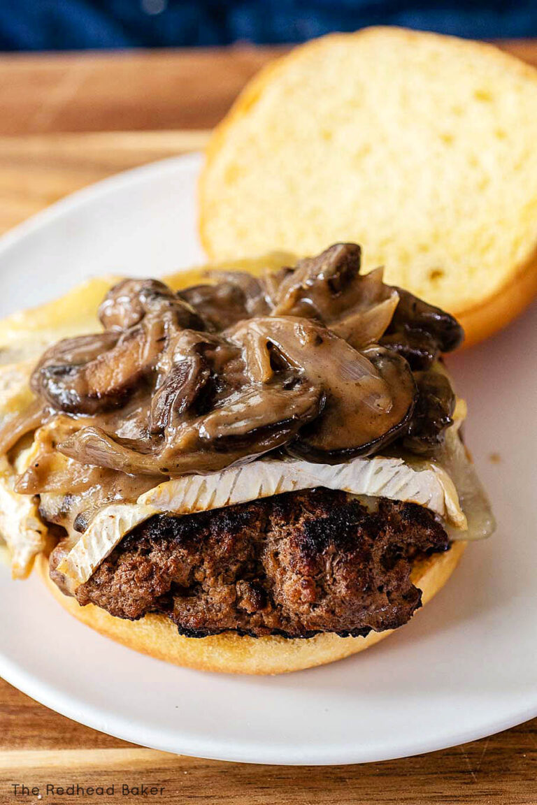 Beef Burgundy Burgers Recipe by The Redhead Baker