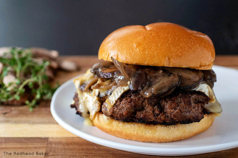 Beef Burgundy Burgers Recipe by The Redhead Baker