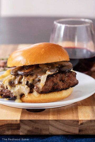 Beef Burgundy Burgers Recipe by The Redhead Baker