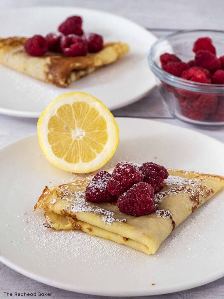 Lemon Crepes — The Redhead Baker