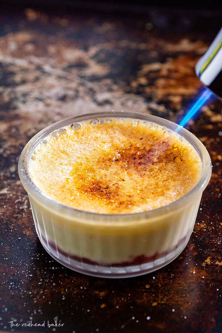 Cranberry Creme Brulee Recipe by The Redhead Baker