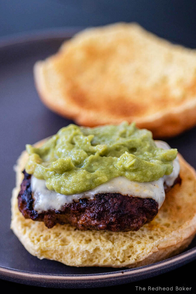 Chipotle Guacamole Burgers — The Redhead Baker