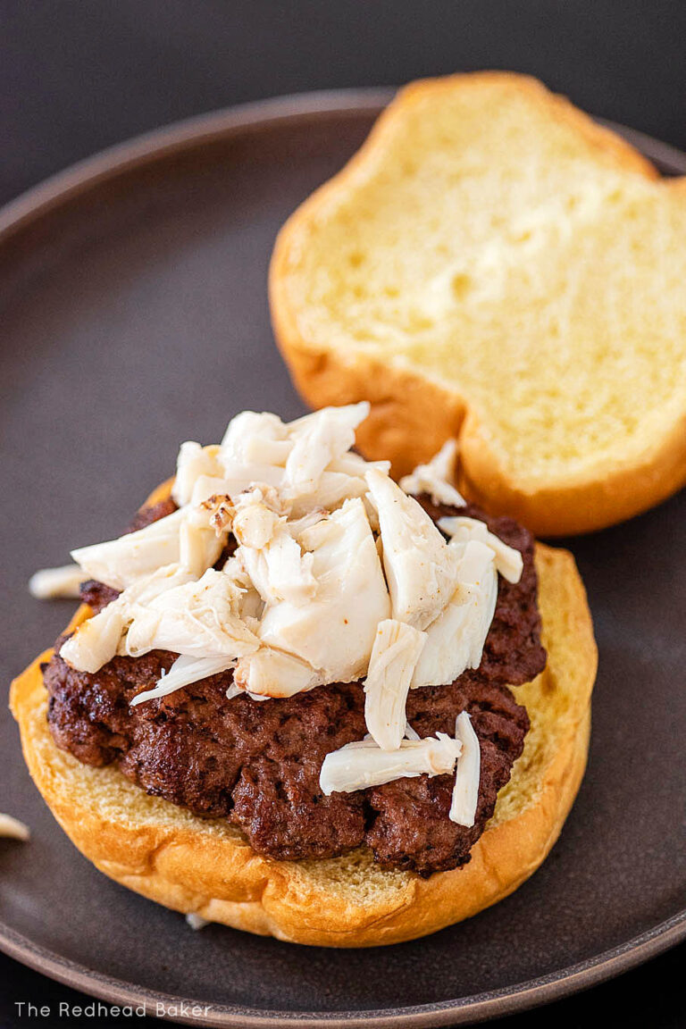 Neptune Burgers with Crabmeat Recipe by The Redhead Baker