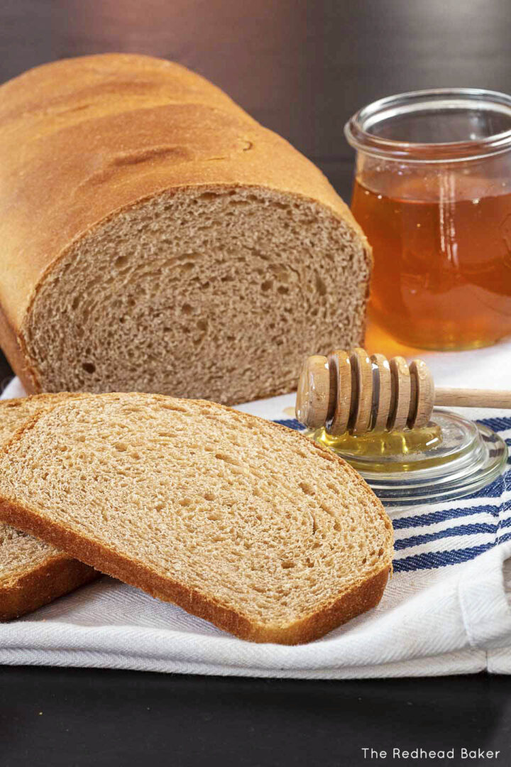 Easy White Whole Wheat Sandwich Bread — The Redhead Baker
